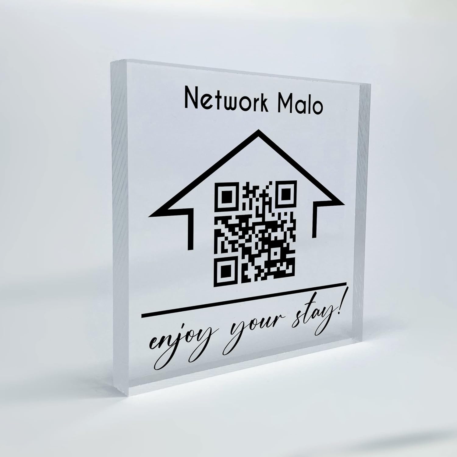 Custom Automatically Connect Wifi QR Sign & Wifi Password Sign ...