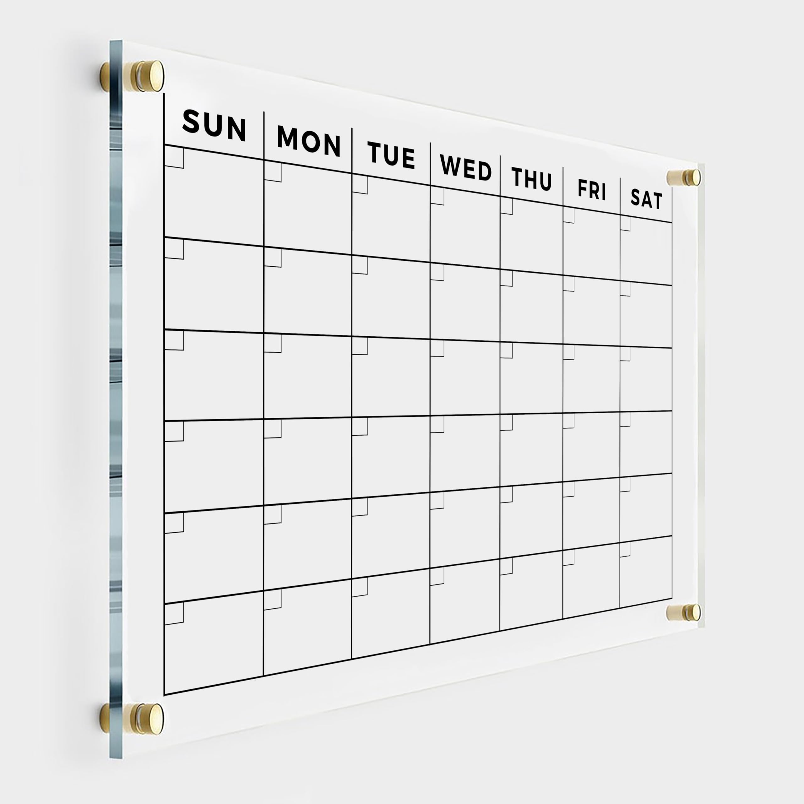 Monthly and Weekly Planner and Calendar & Hardware Color Options ...