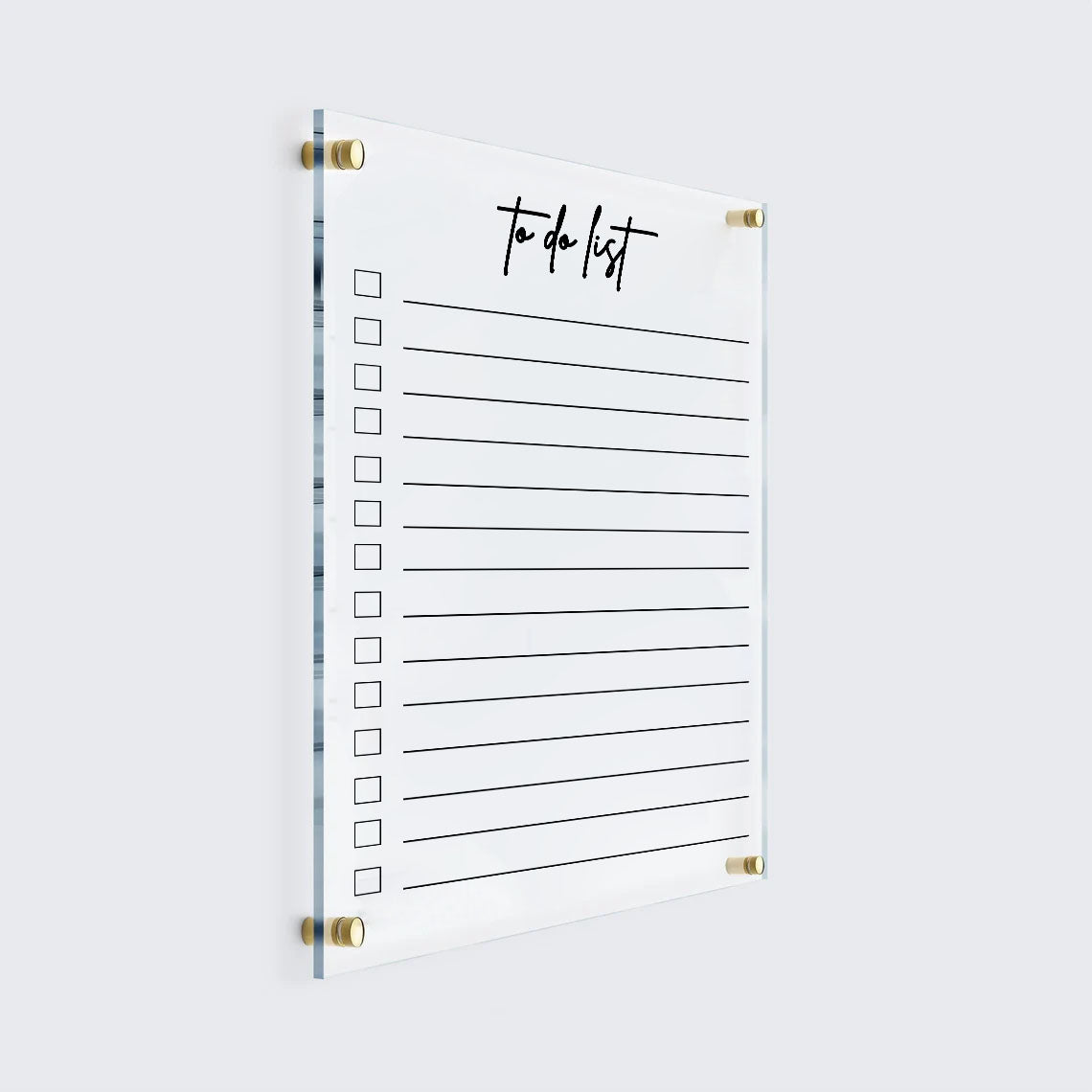 Checklist and Planner with Personalized Header & Hardware Color Options ...
